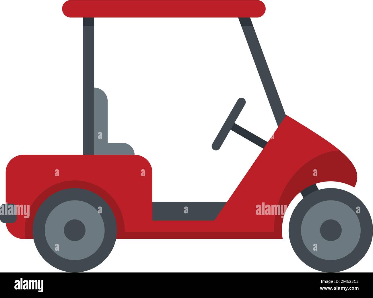 Golf cart buggy icon. Flat illustration of Golf cart buggy vector icon ...