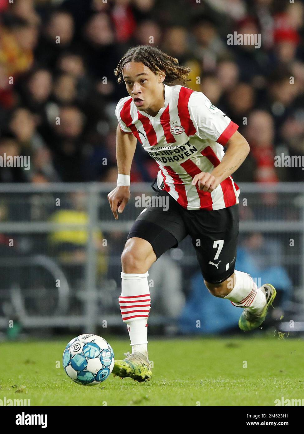 EINDHOVEN - Xavi Simons of PSV Eindhoven during the friendly match ...