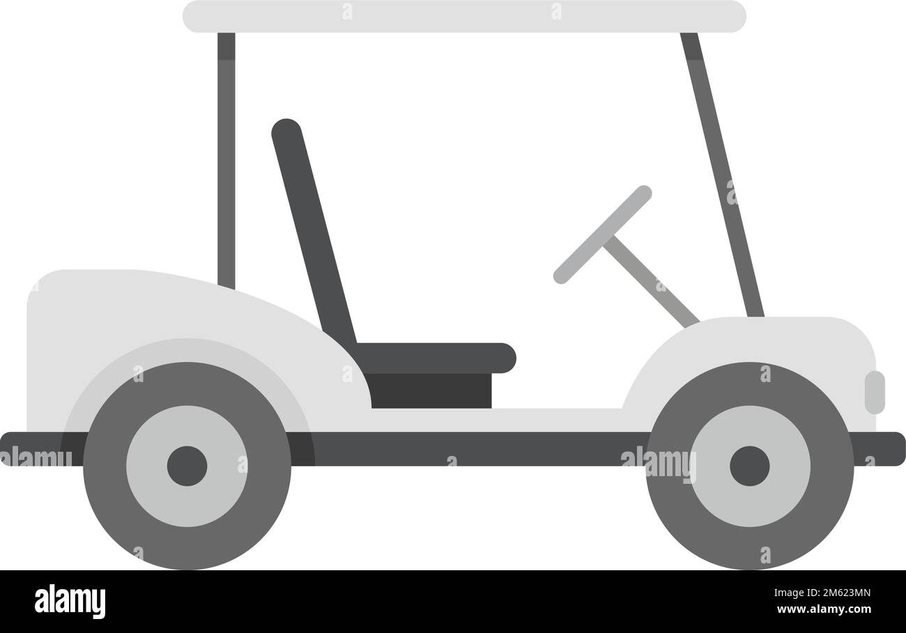 Golf cart game icon. Flat illustration of Golf cart game vector icon ...