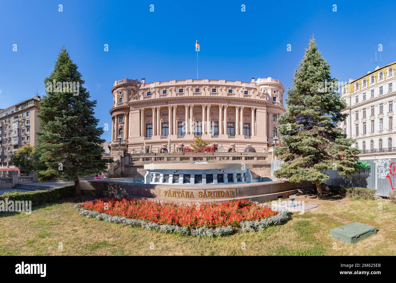 A picture of the National Military Club, in Bucharest Stock Photo - Alamy