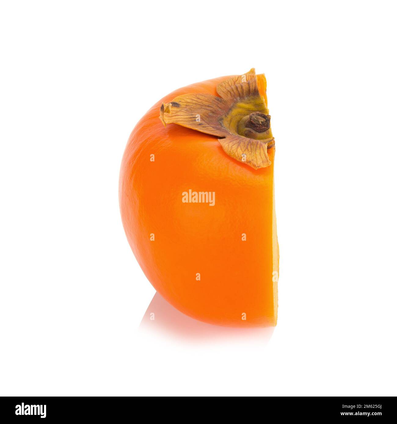 Persimmon fruit isolated on white background Stock Photo - Alamy
