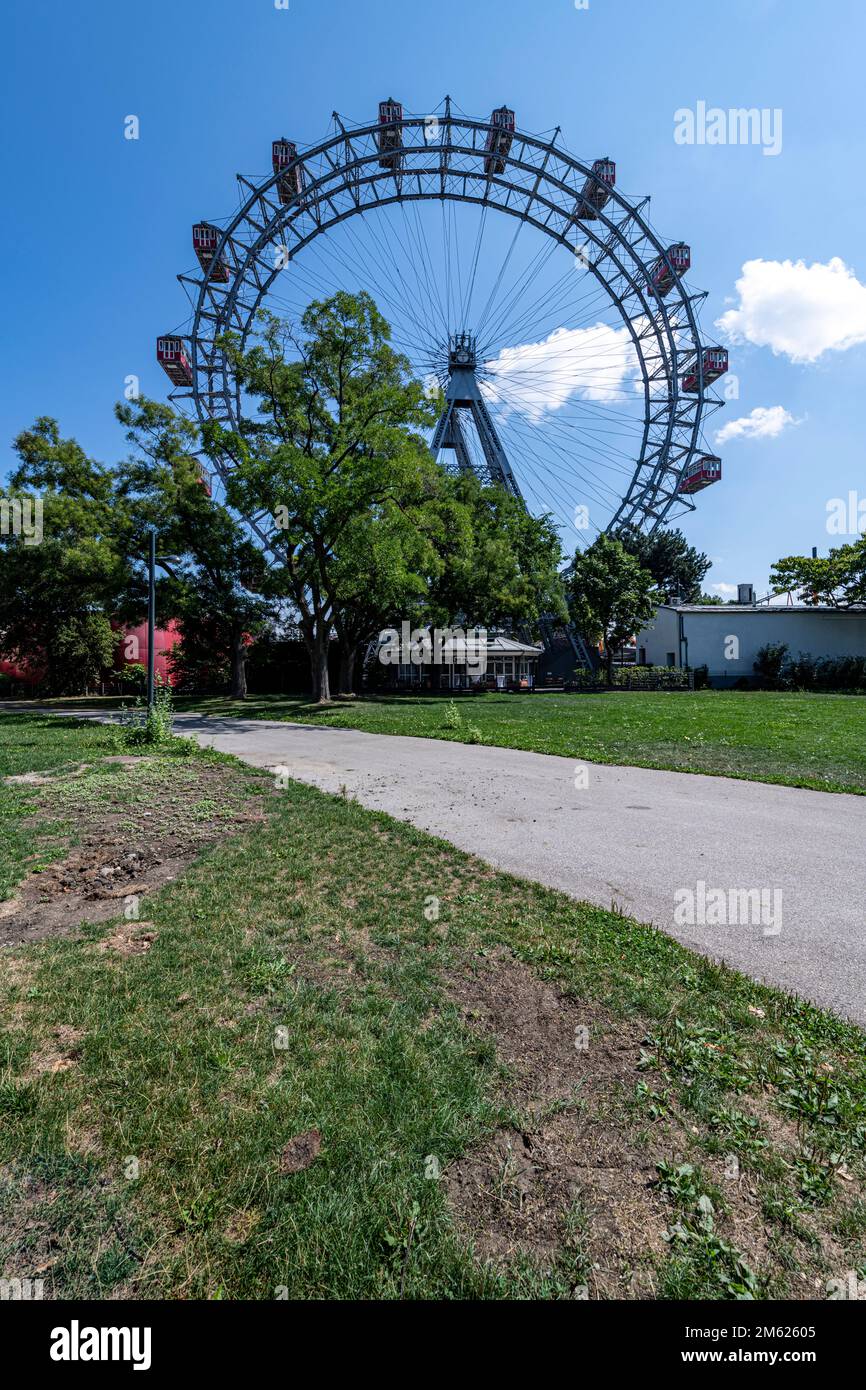Ferris wheel, riesenrad, Prater, Leopoldstadt, Vienna, Austria Stock ...