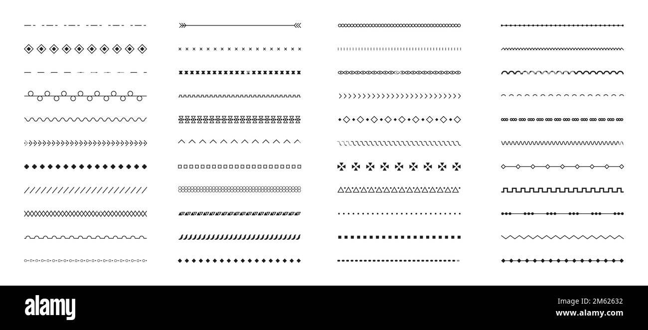 Stitches sewing pattern Cut Out Stock Images & Pictures - Alamy