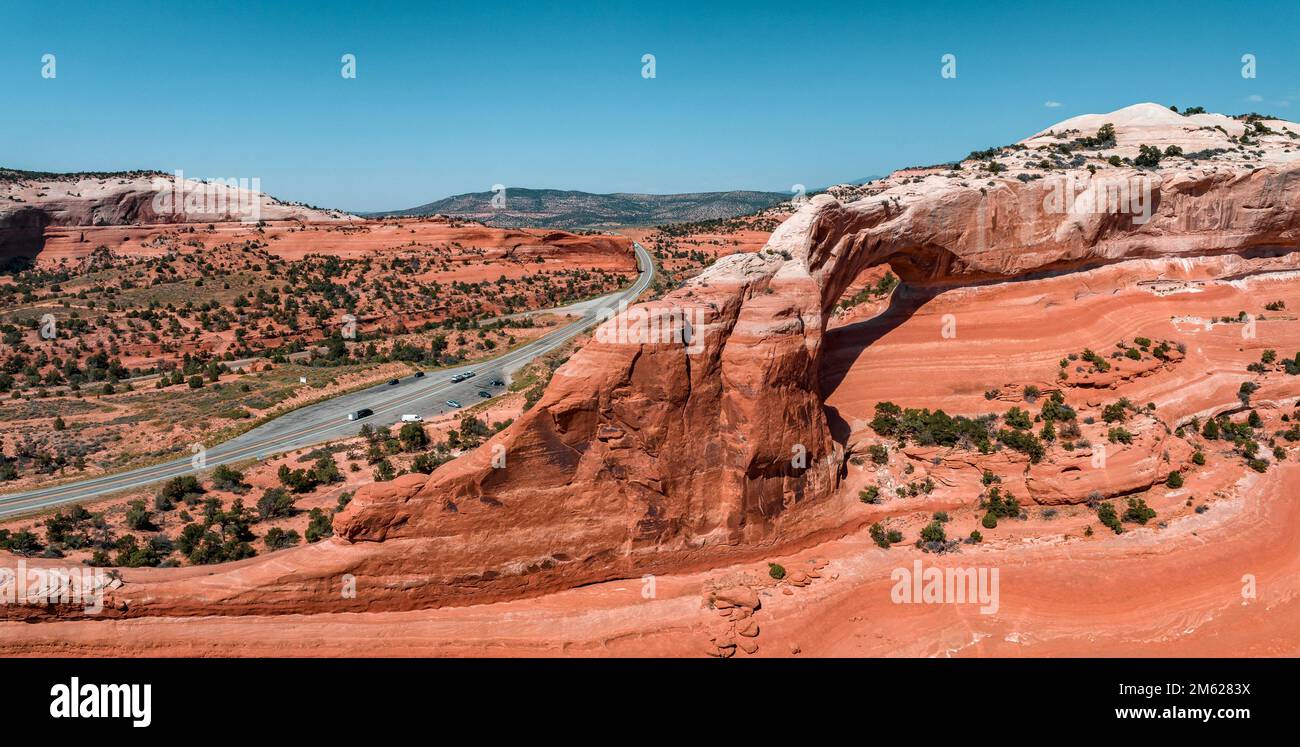 Aerial arches national park hi-res stock photography and images - Alamy