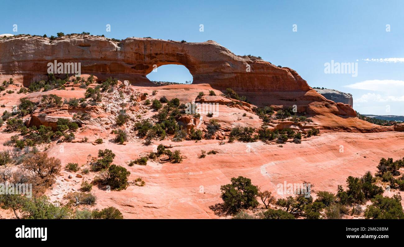 Aerial view of the Arches National Park in Arizona, USA Stock Photo - Alamy