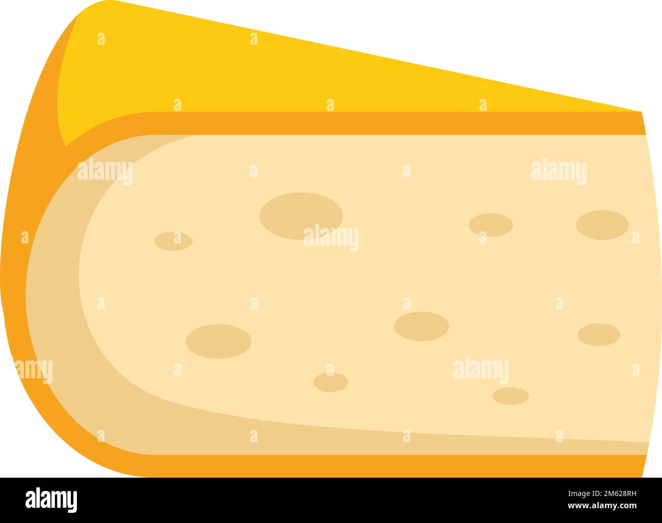 Cheese gouda icon. Flat illustration of Cheese gouda vector icon for ...