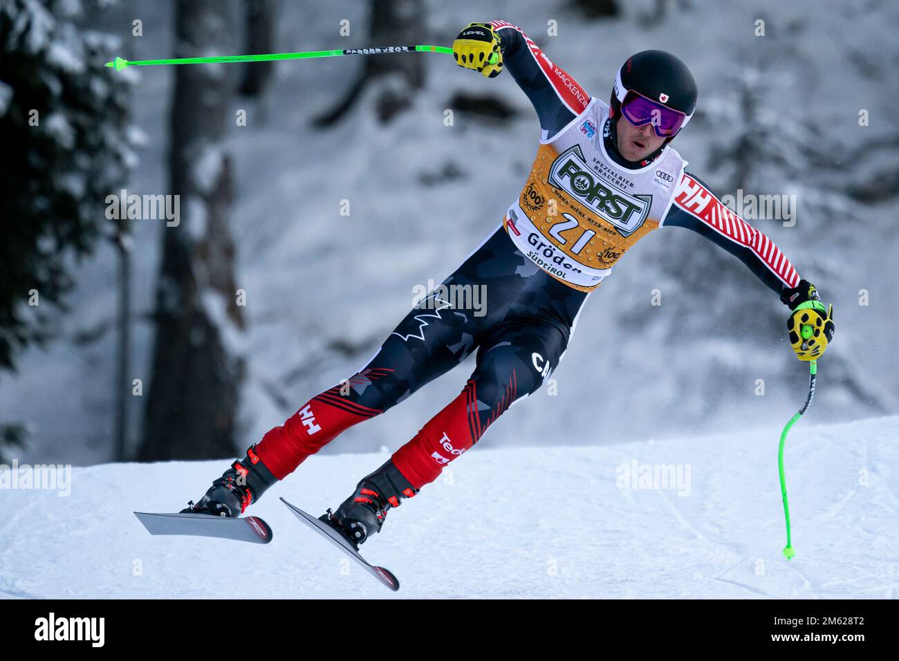 Val Gardena, Italy. 17th Dec, 2022. ALEXANDER Cameron (CAN) competing ...