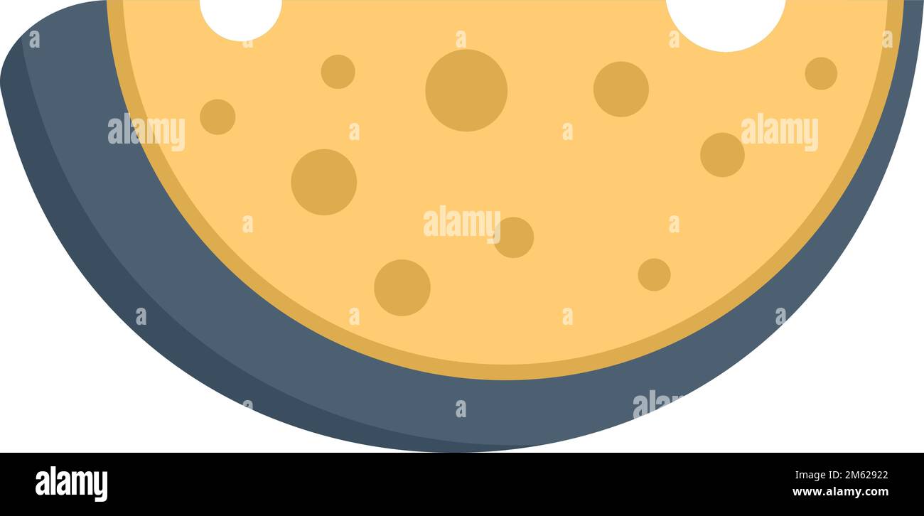 Cheese mozzarella icon. Flat illustration of Cheese mozzarella vector ...