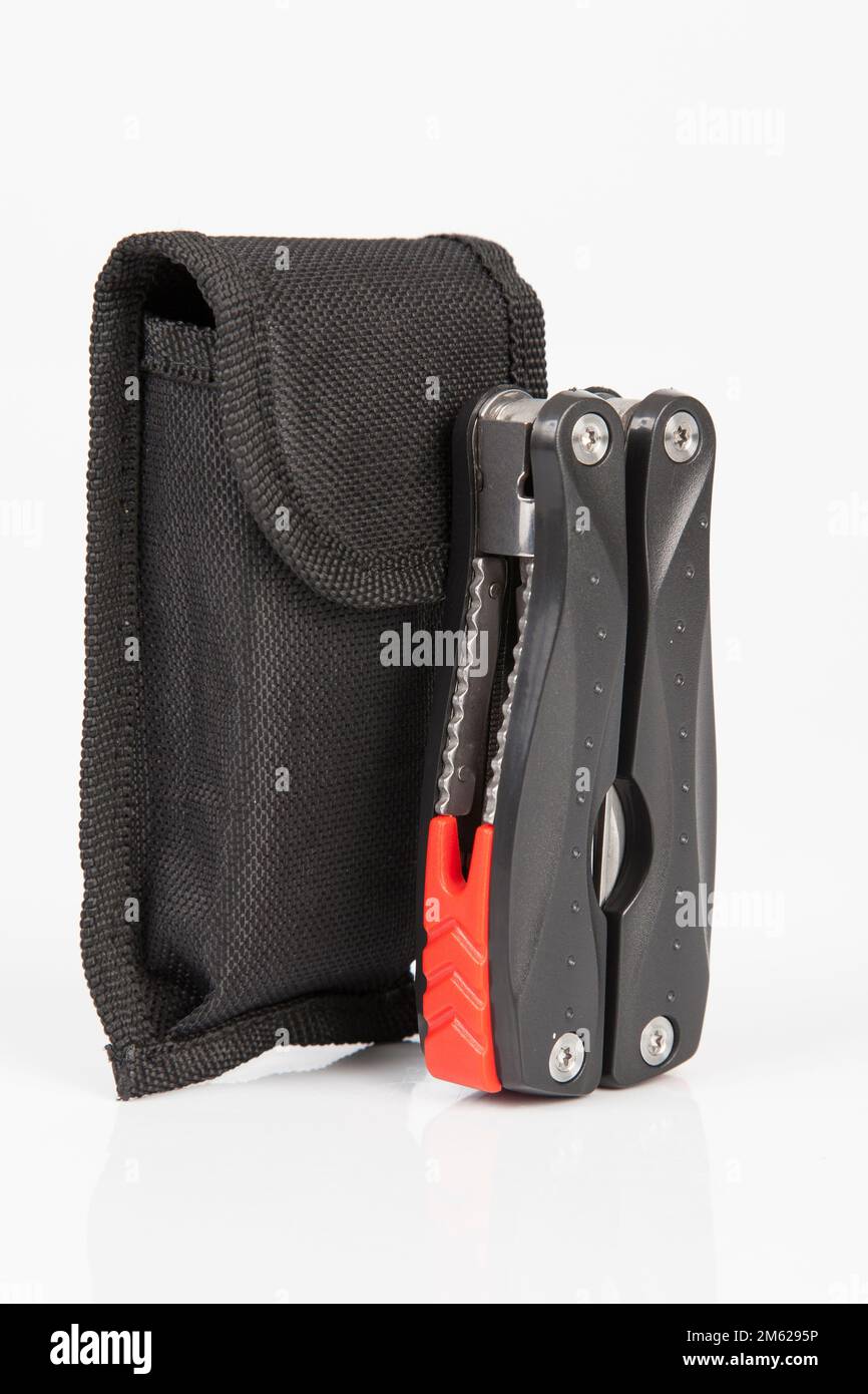 Manual Tool; Multifunctional Knife With Case Stock Photo - Alamy