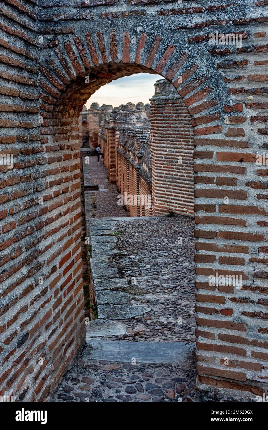 Castle of Coca, Coca, province of Segovia, Castile and Leon, Spain ...