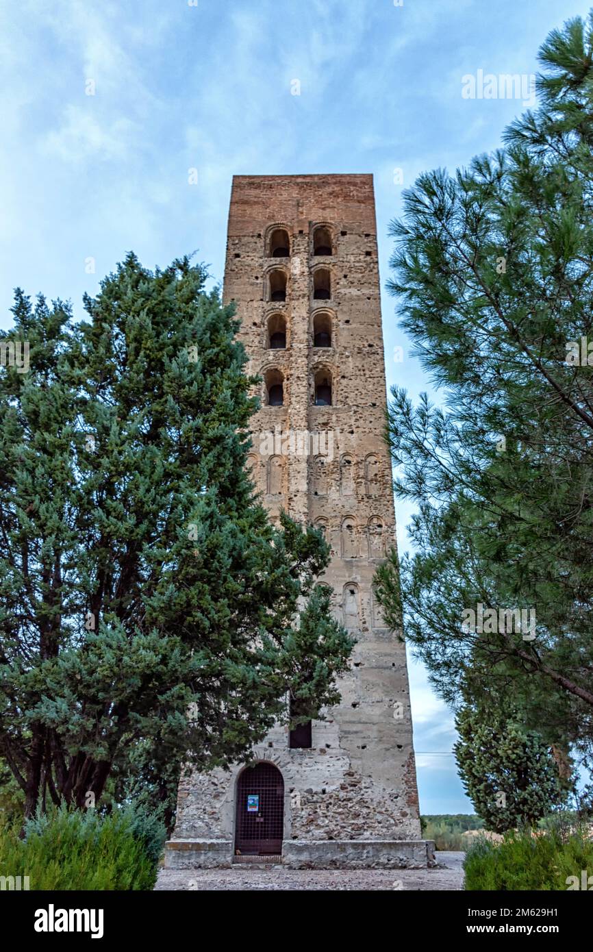San Nicolas tower, Torre Mudejar, Moorish tower, Coca, province Segovia ...