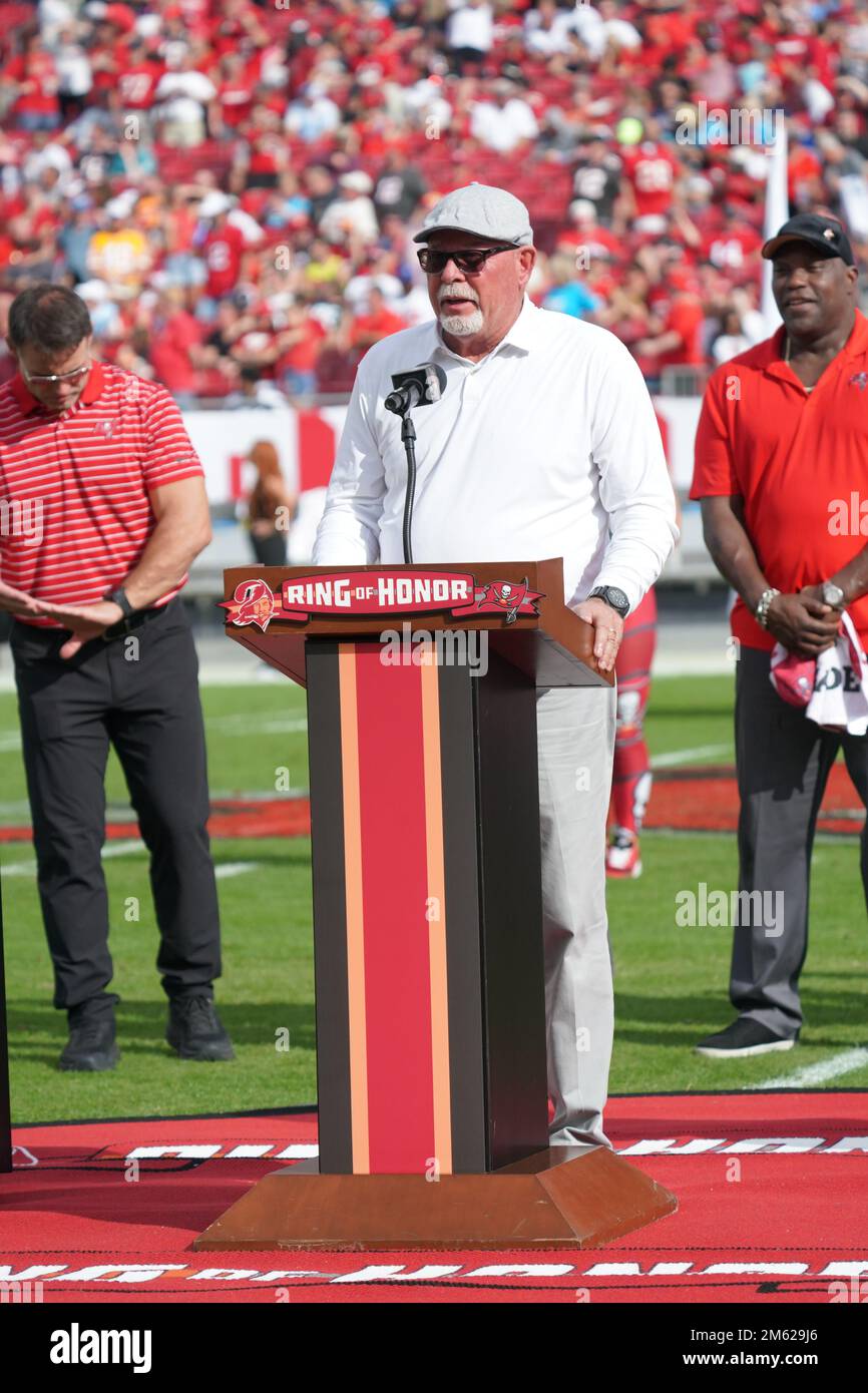 Tampa Bay, Florida, USA, January 1, 2023, Former NFL Coach Bruce Arians ...