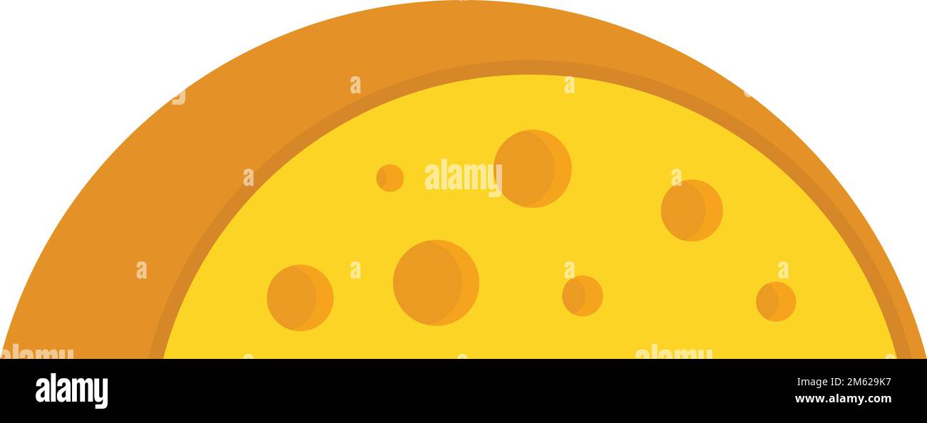 Cheese swiss icon. Flat illustration of Cheese swiss vector icon for ...