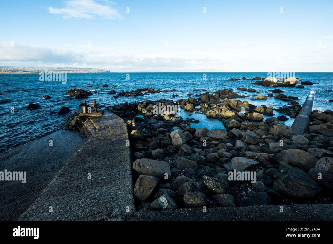 A view of the coast of Portrush, Northern Ireland Stock Photo - Alamy