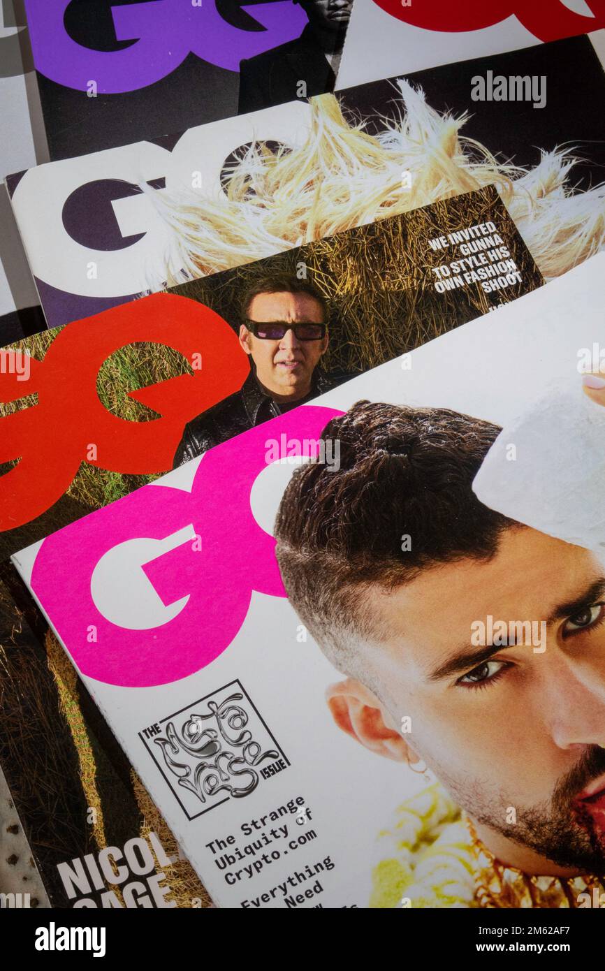 2022 issues of 'GQ" features celebrities on the covers, United States ...