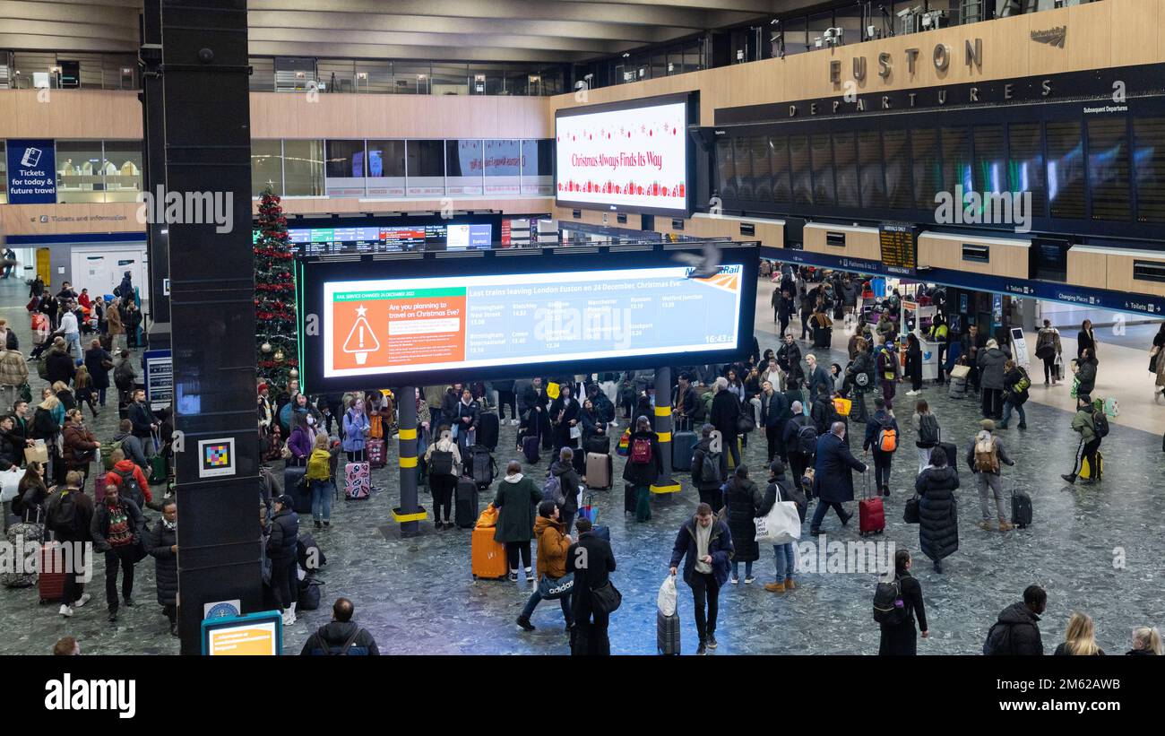Rail station is seen to be busy as many people travel over the ...