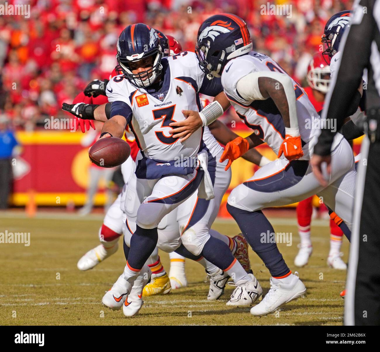 Kansas City, United States. 01st Jan, 2023. Denver Broncos quarterback ...