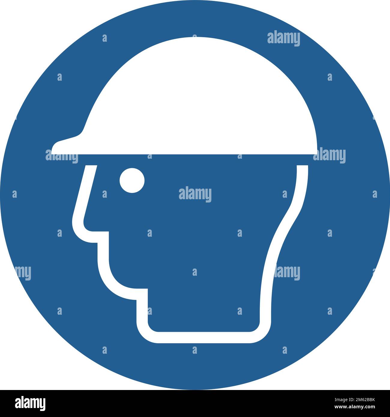 ISO 7010 M014 – Wear head protection Stock Vector Image & Art - Alamy