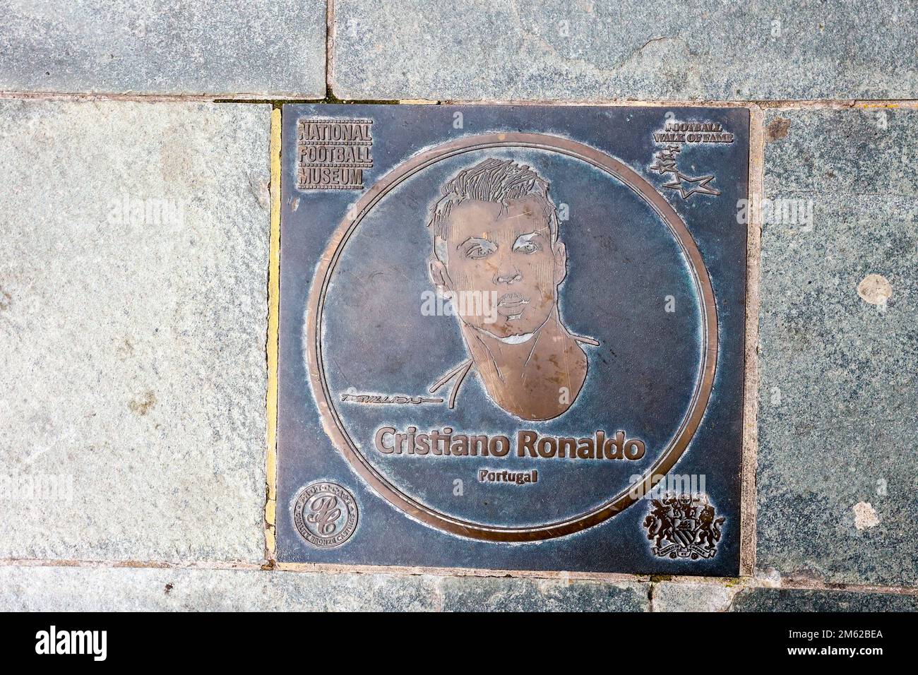 Christiano Ronaldo,plaque,Walk of Fame,Outside,exterior,of,iconic ...