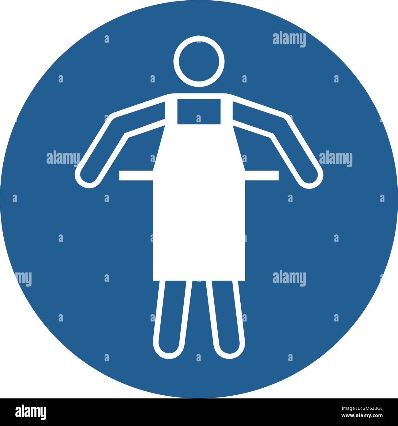 ISO 7010 M026 – Use protective apron Stock Vector Image & Art - Alamy