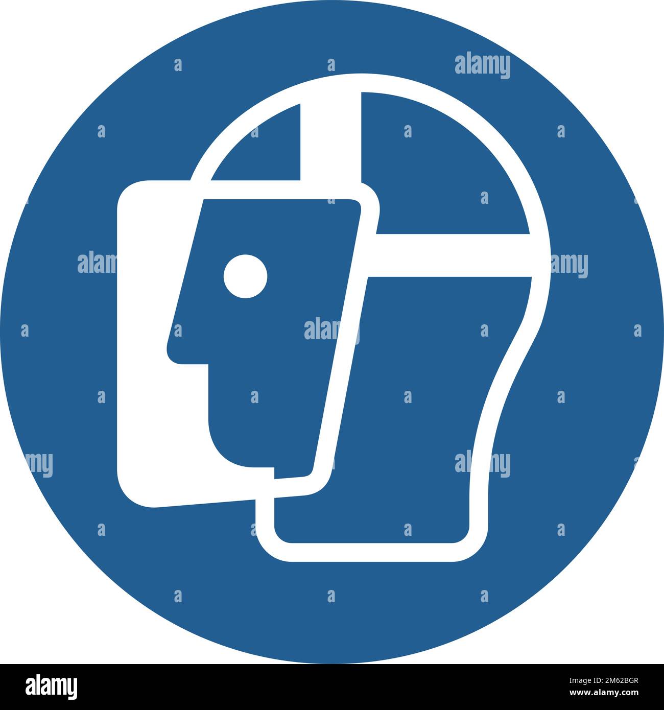 Protective face shield safety Stock Vector Images - Alamy