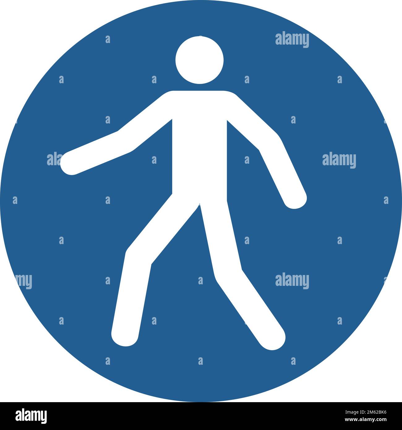 ISO 7010 M024 – use this walkway Stock Vector Image & Art - Alamy