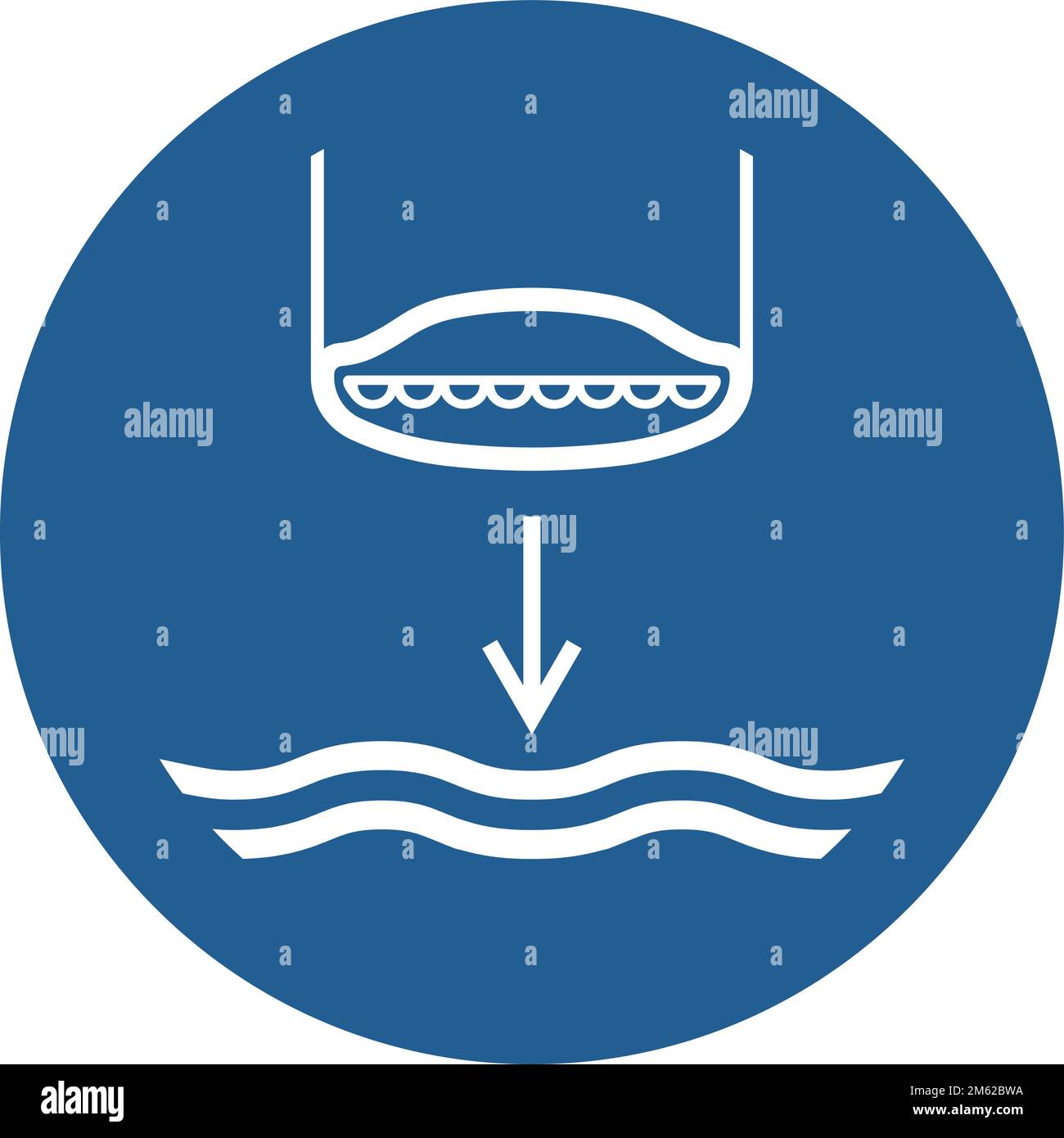 Lower the lifeboat Stock Vector Images - Alamy