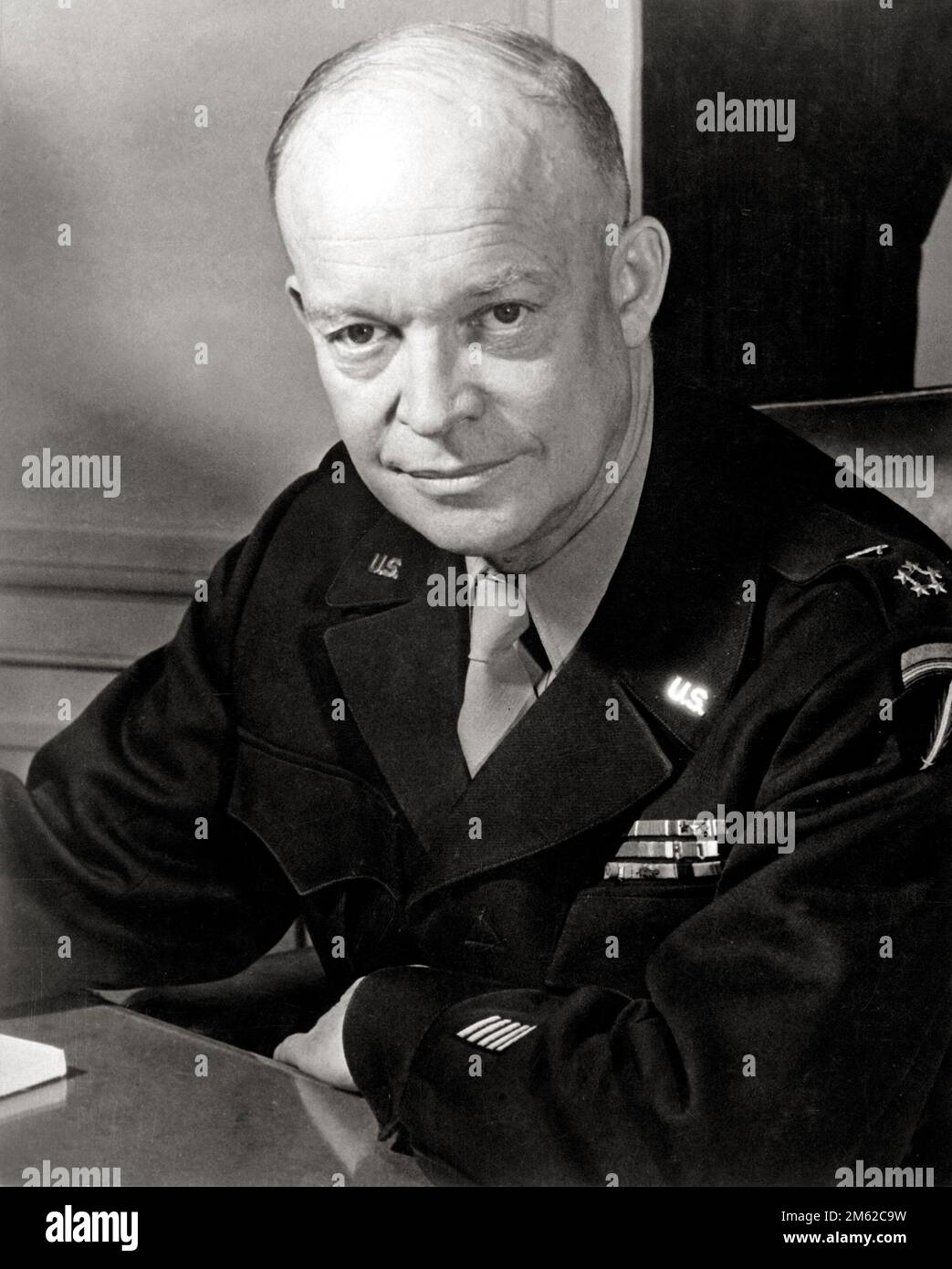 General Dwight D. Eisenhower portrait, February 1, 1945 General Dwight ...