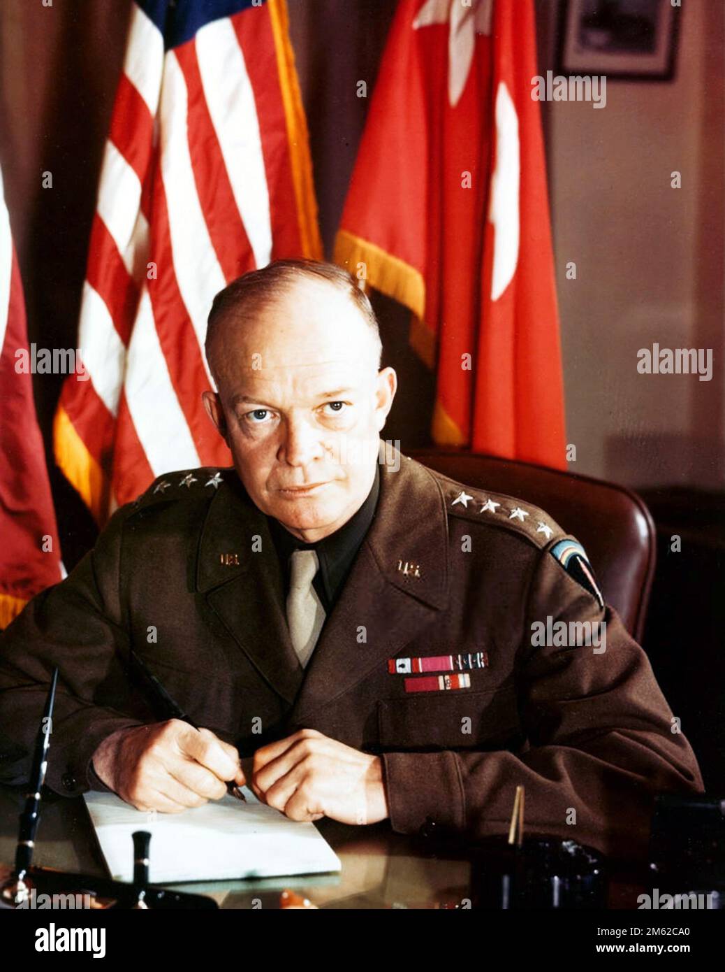 Portrait of American military commander (and future US President ...