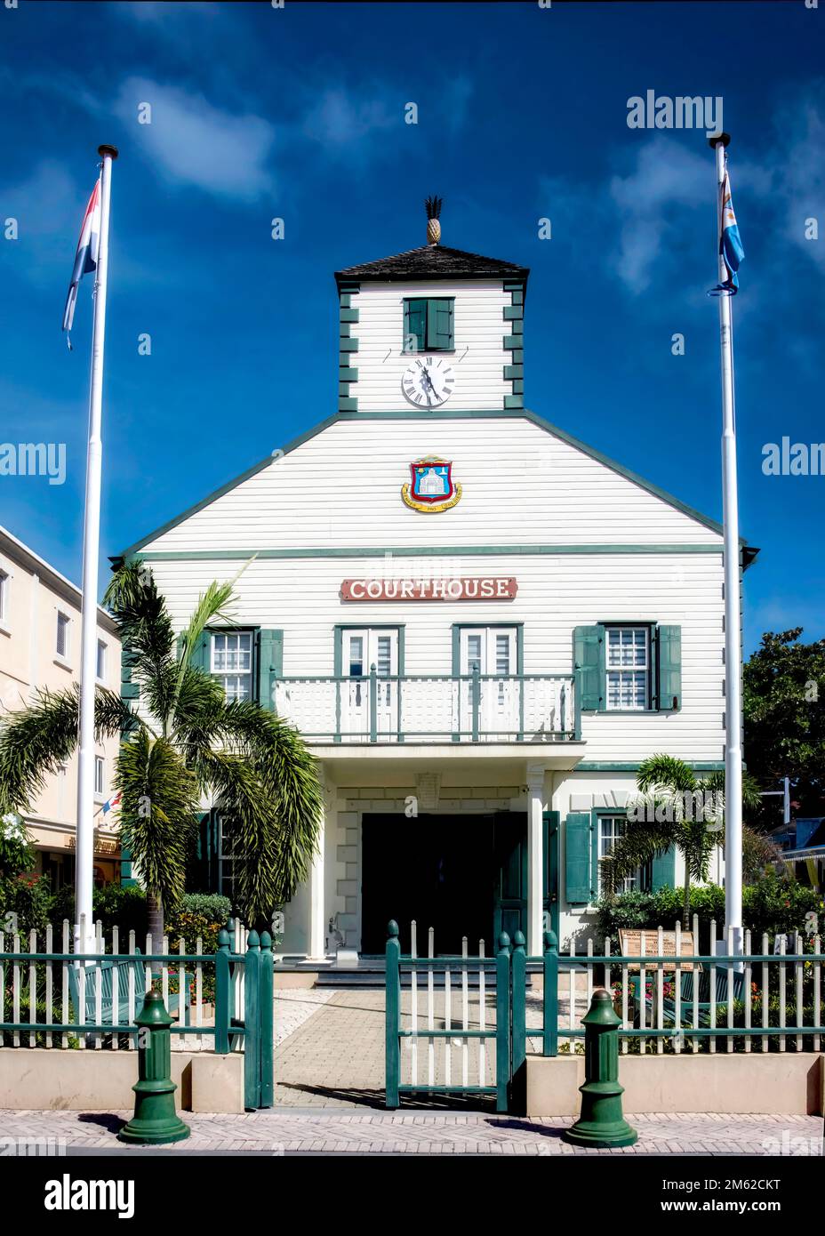 St Maarten Courthouse Stock Photo - Alamy