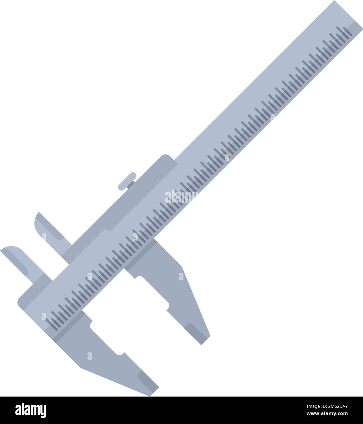 Caliper icon flat vector. Vernier calliper. Rule micrometer isolated Stock Vector Image & Art ...