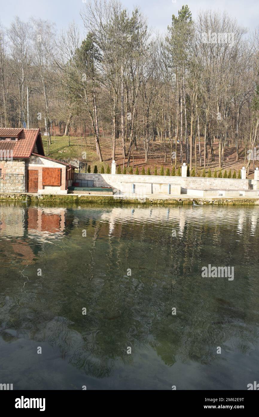 Fishpond building hi-res stock photography and images - Alamy