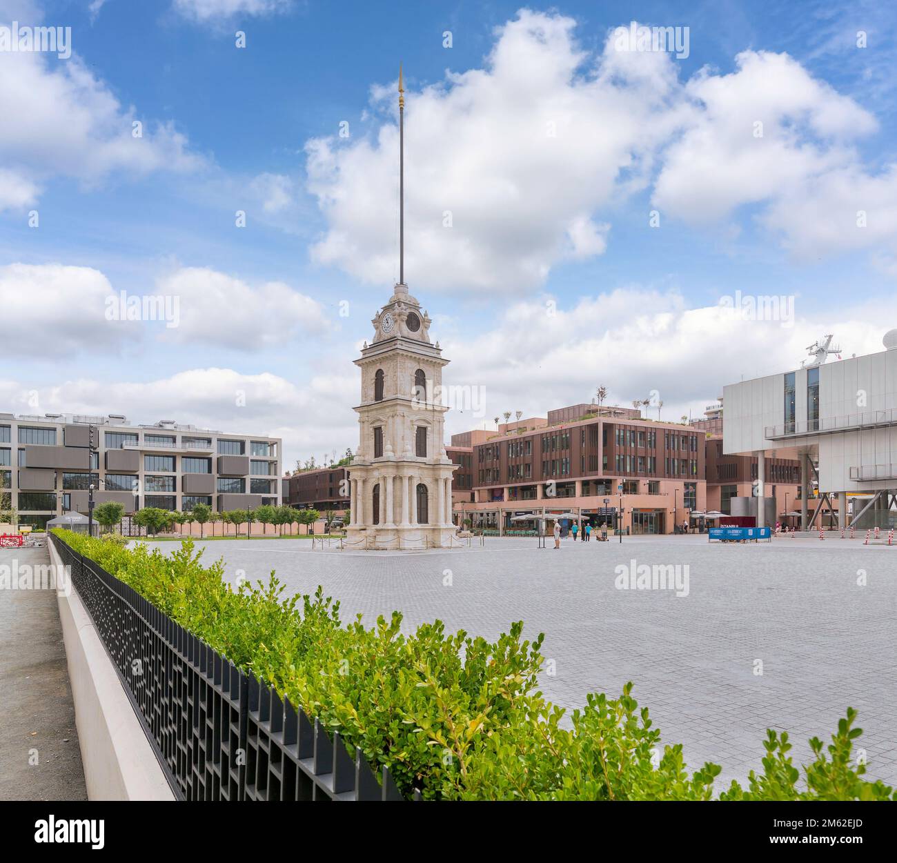 Istanbul, Turkey - August 31, 2022: Recently restored Nusretiye Clock ...