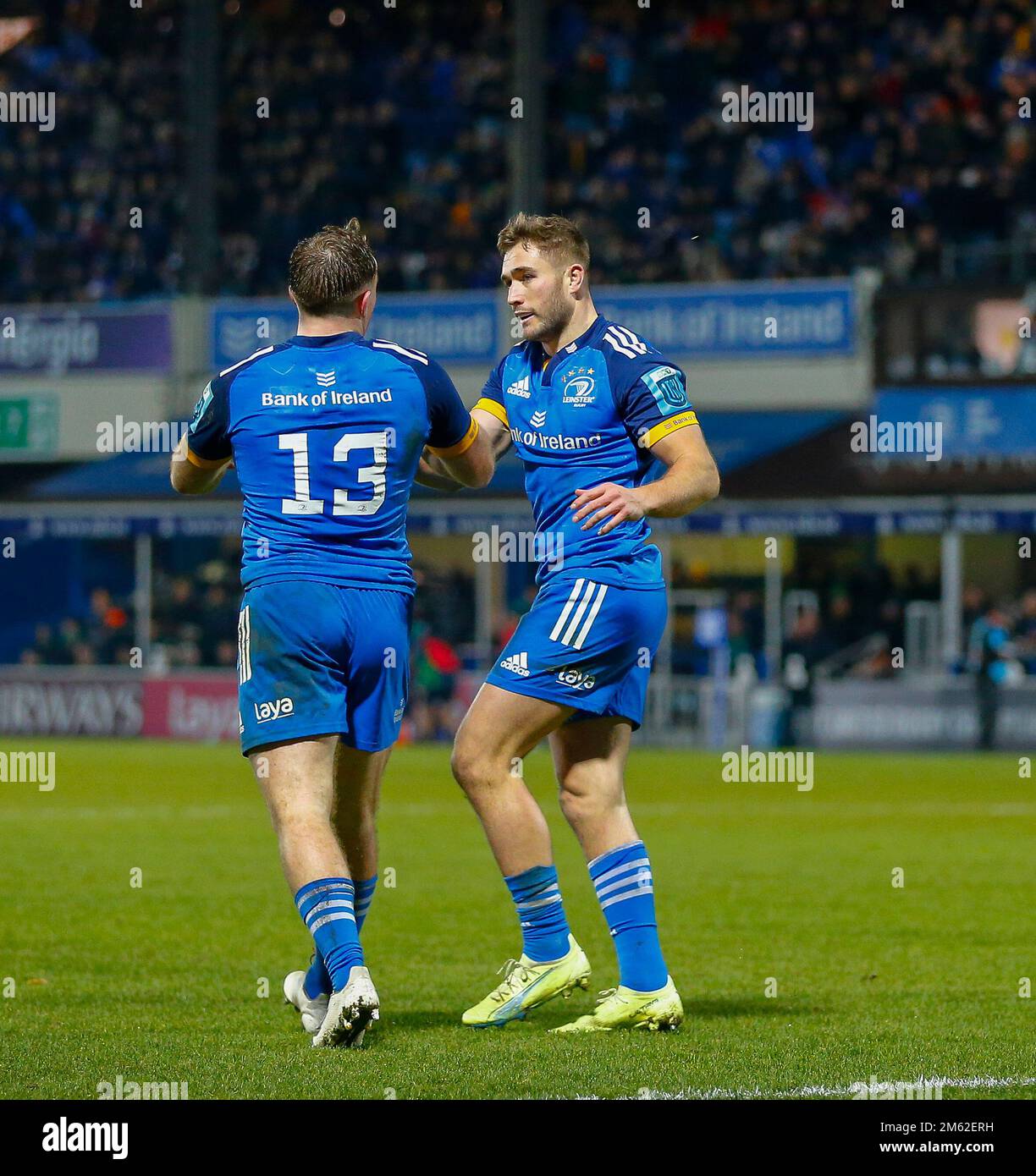 RDS Arena, Ballsbridge, Dublin, Ireland. 1st Jan, 2023. United Rugby ...
