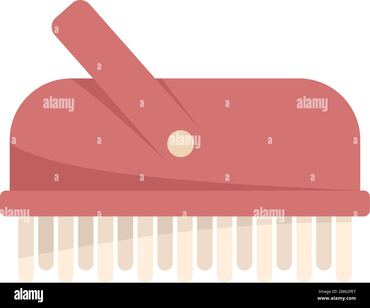 Bathroom brush icon flat vector. Bath shower. Toilet clean brush isolated Stock Vector Image ...