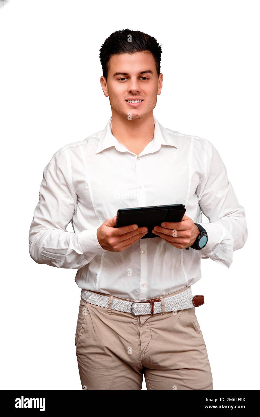 Successful businessman marketing manager sales male model entrepreneur ...