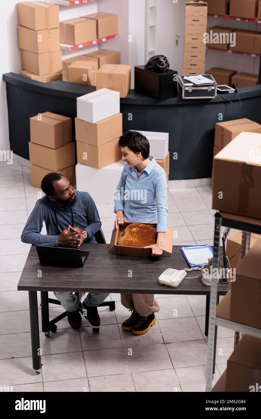 Storehouse team preparing clients hi-res stock photography and images ...