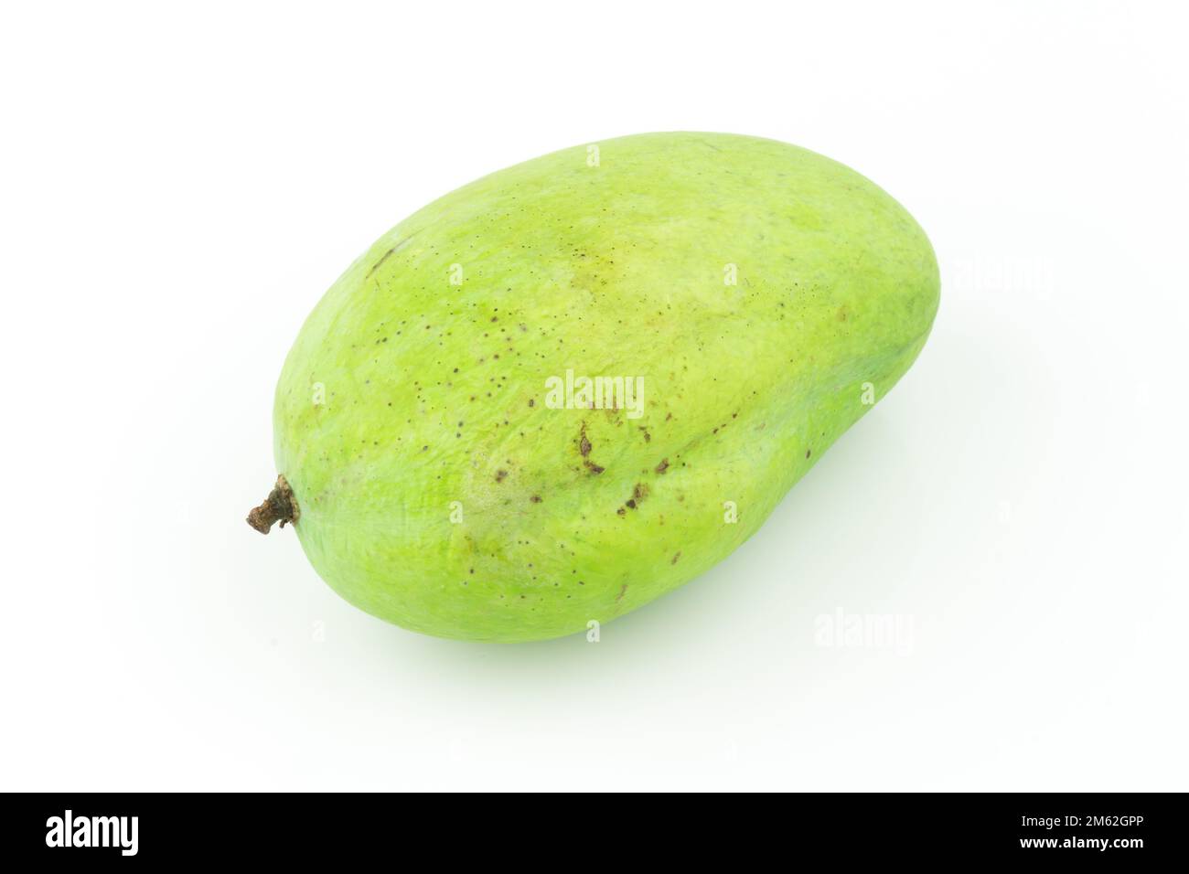 Sweet mango green isolated on white background Stock Photo - Alamy