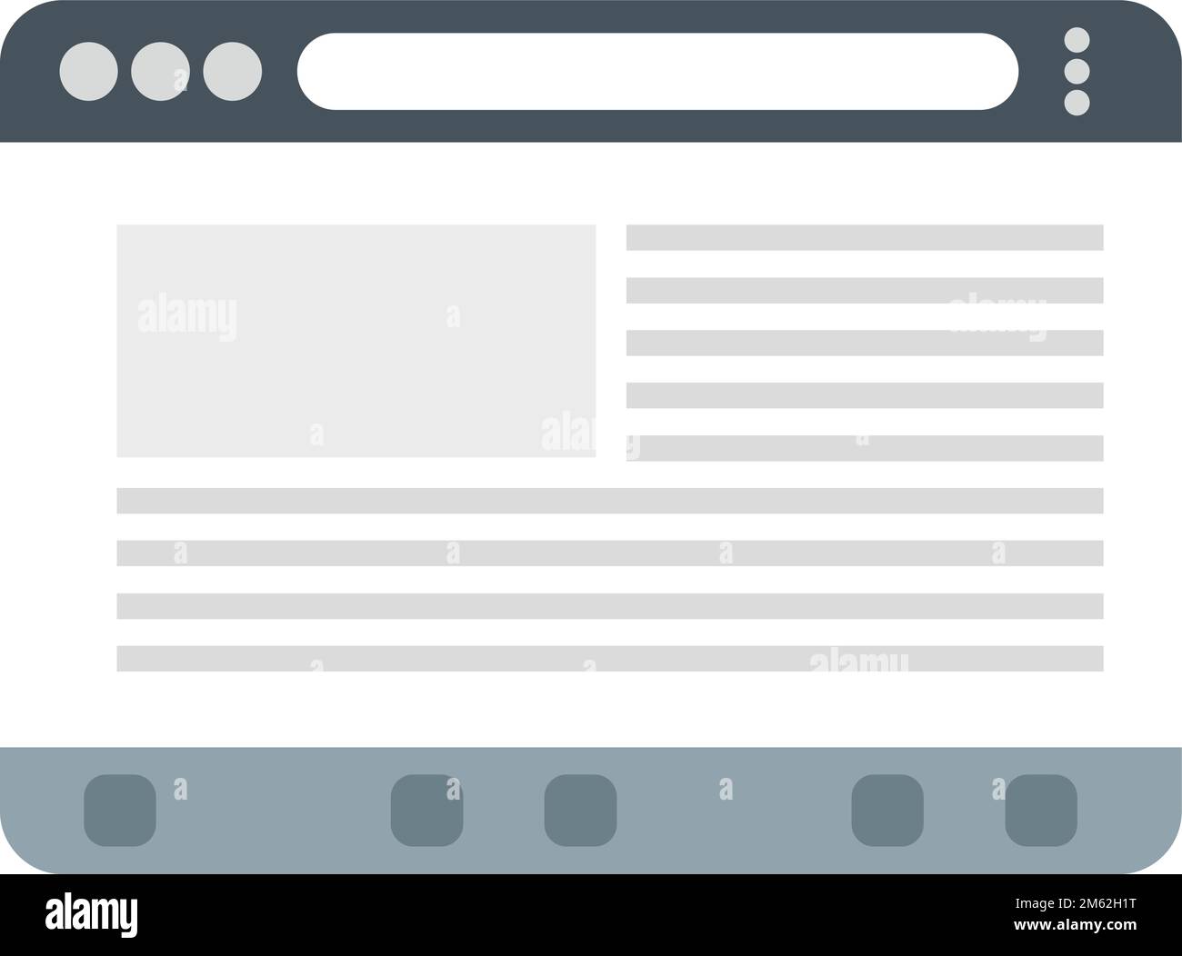 Website browser icon flat vector. Computer internet. Web screen ...