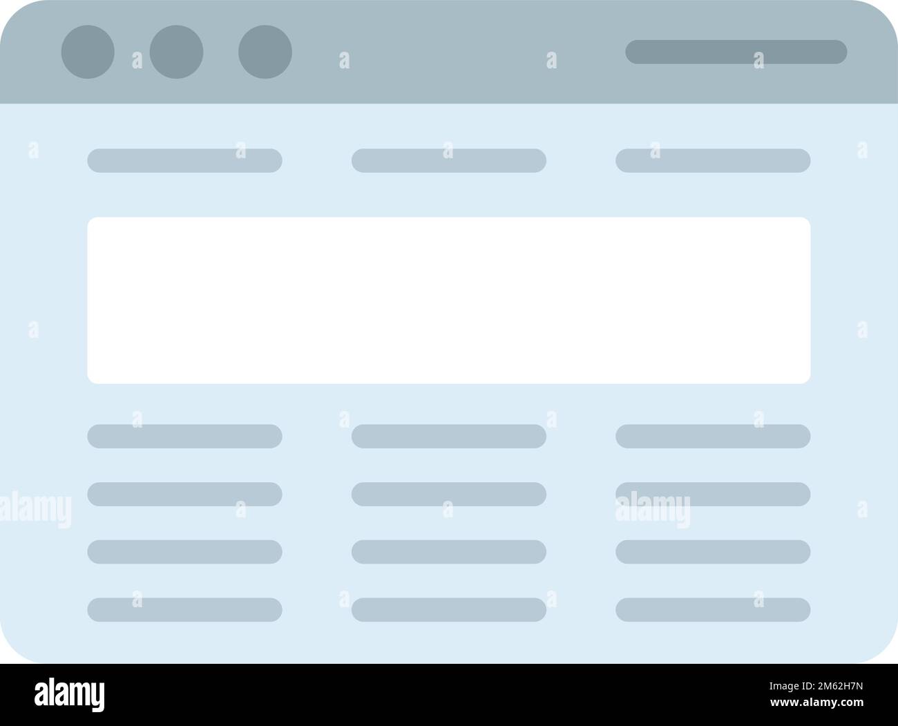 Browser template icon flat vector. Computer interface. Website tab isolated Stock Vector Image ...