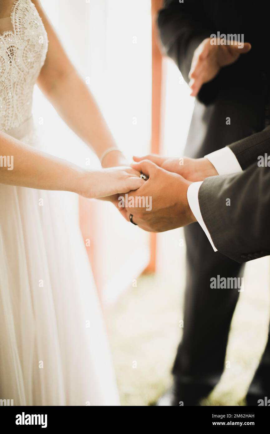 wedding hands and rings bride and groom engagement session Wedding ...