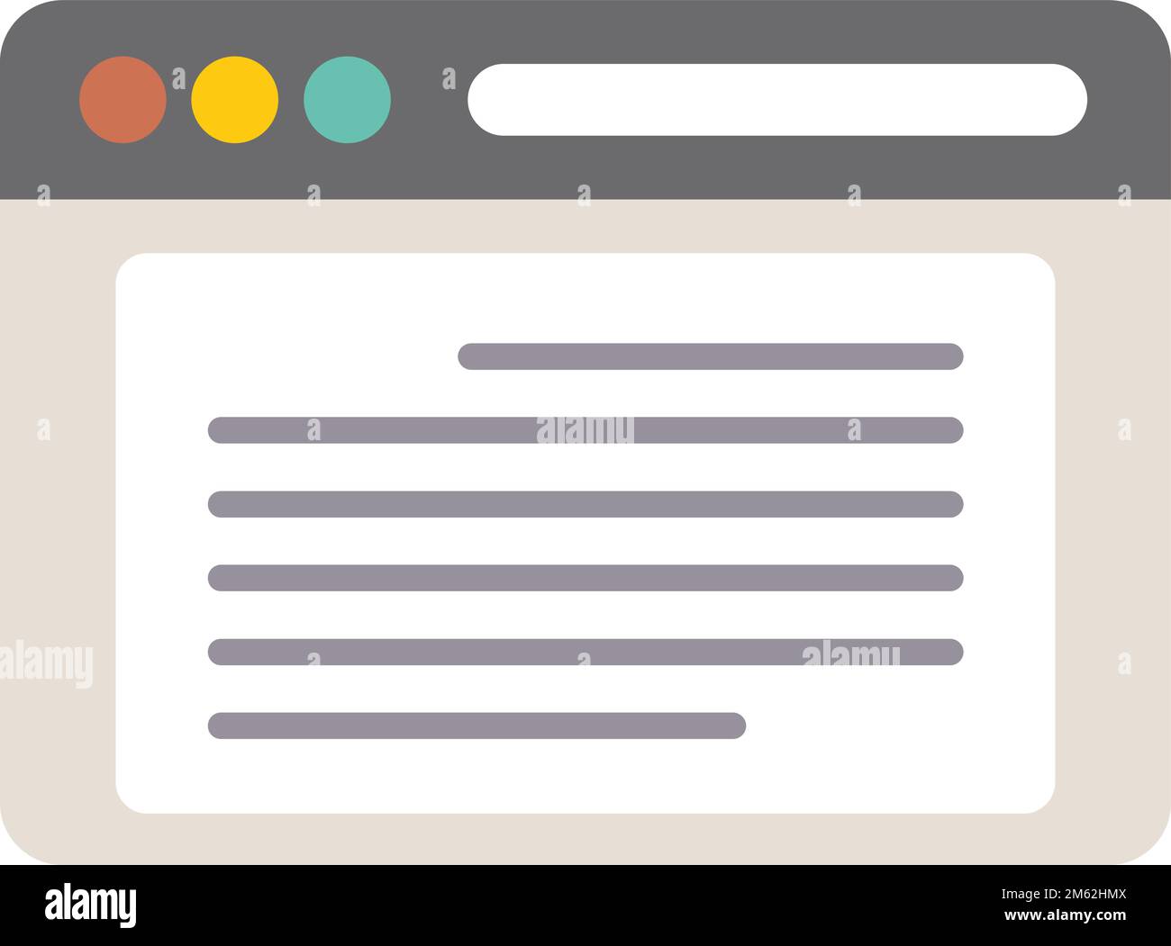 Mobile browser icon flat vector. Screen website. Bar frame isolated ...