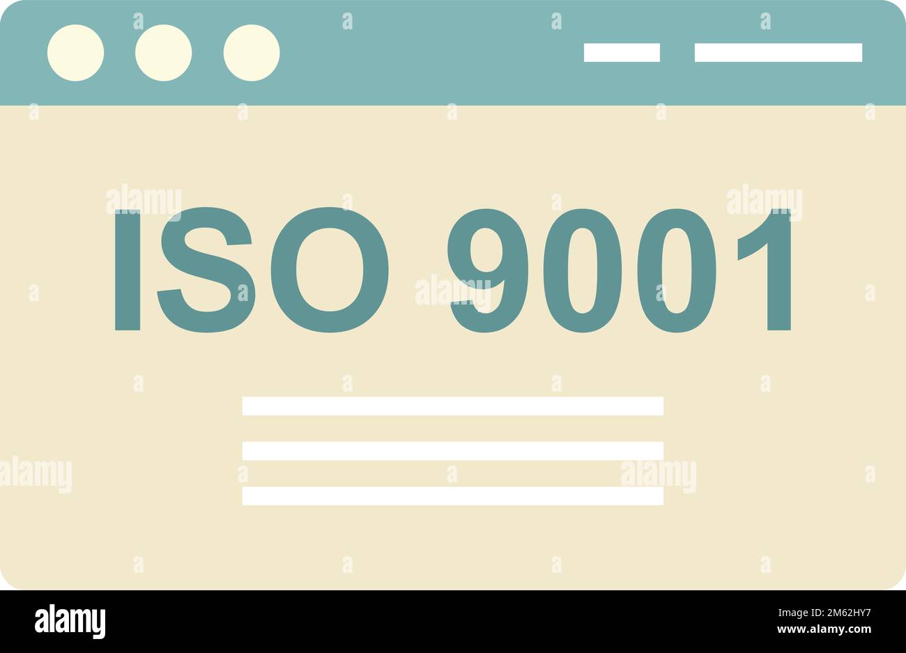 Iso standard icon flat vector. Quality policy. Compliance regulatory ...