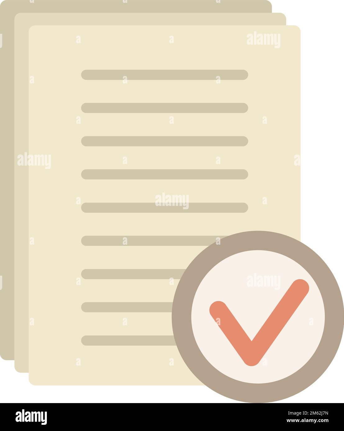 Standard regulation icon flat vector. Policy quality. Test rule ...