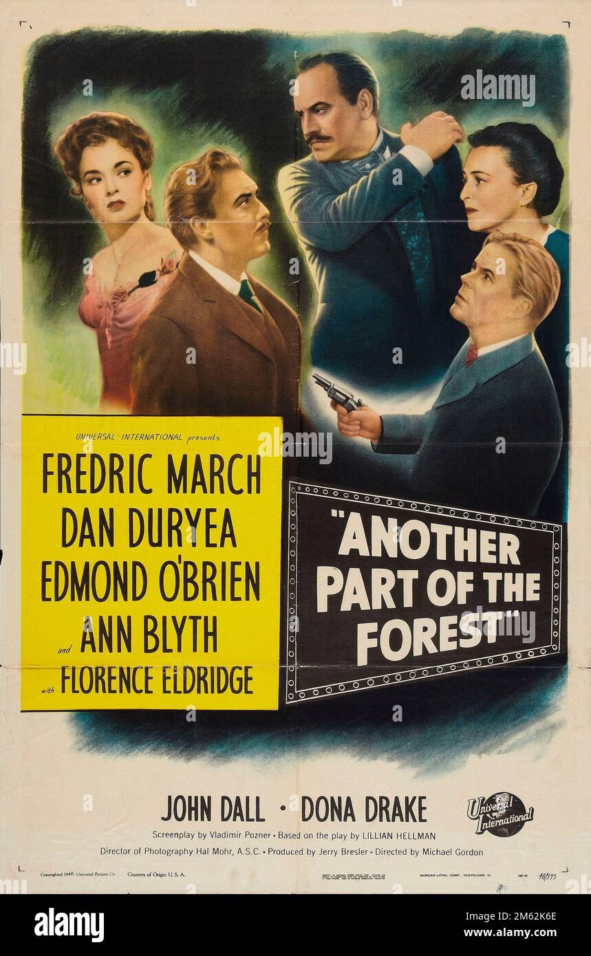 FREDRIC MARCH in ANOTHER PART OF THE FOREST (1948), directed by MICHAEL ...