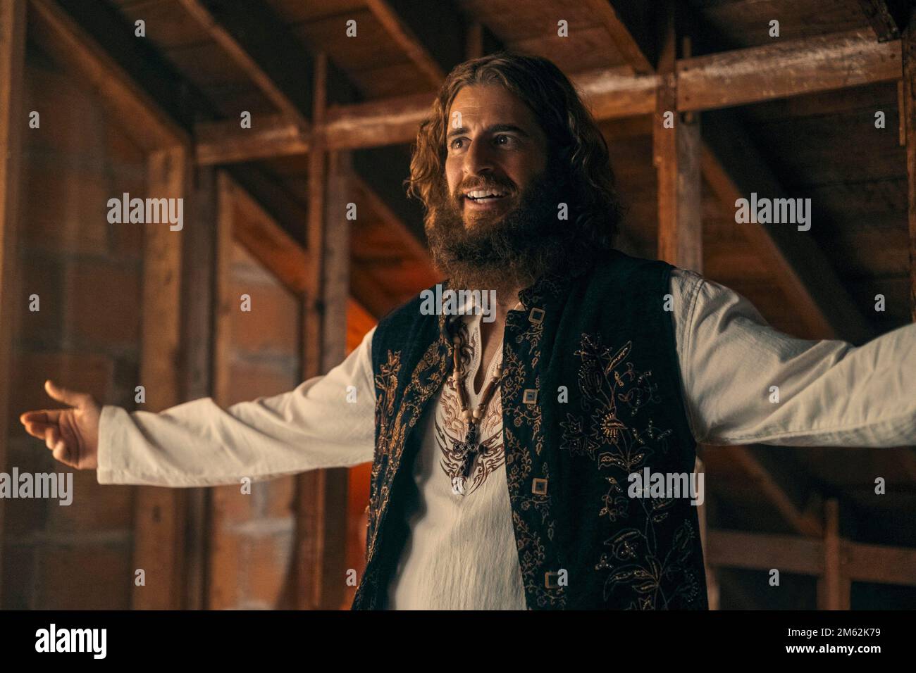 JONATHAN ROUMIE in JESUS REVOLUTION (2023), directed by JON ERWIN and ...