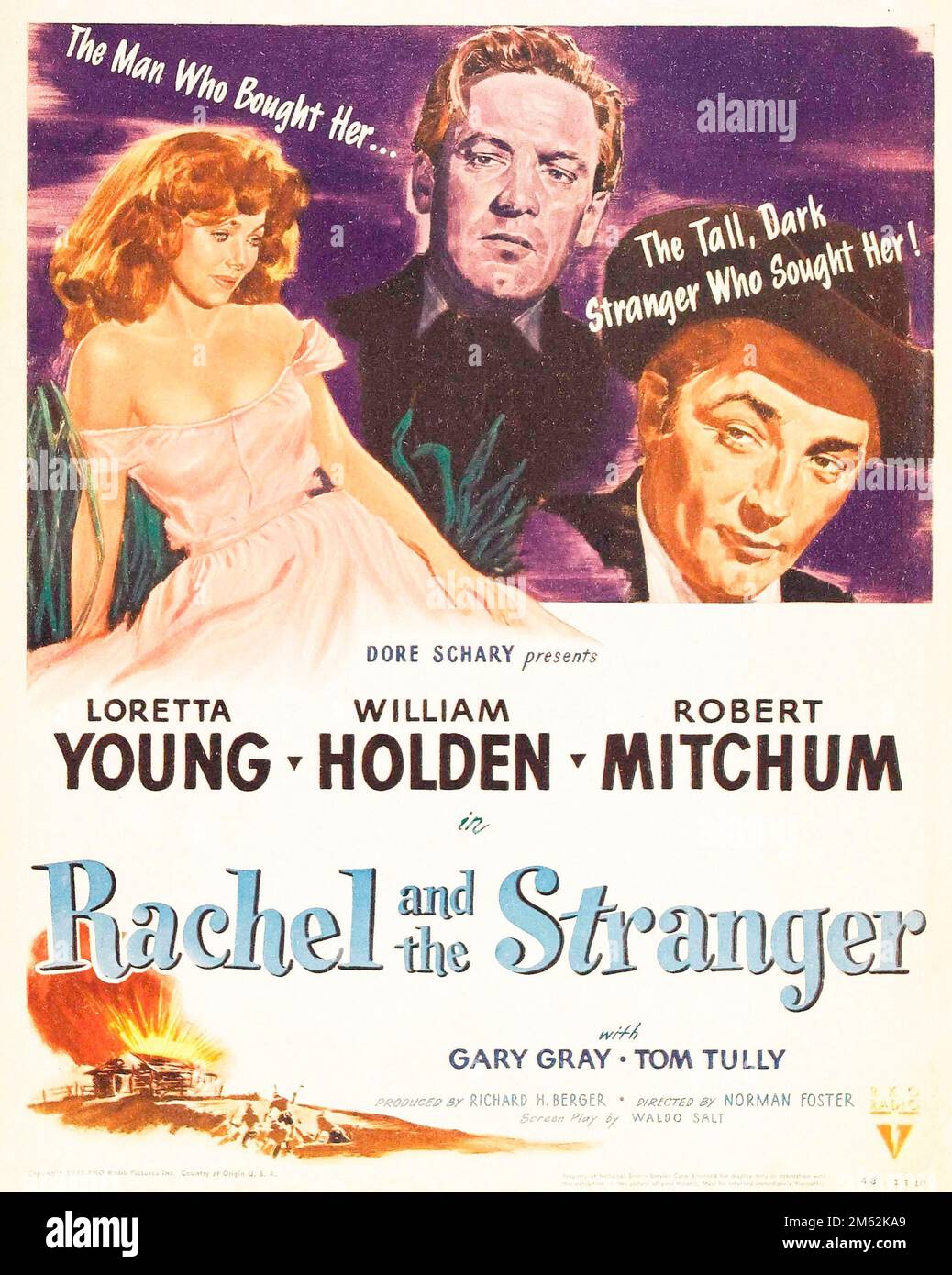 WILLIAM HOLDEN in RACHEL AND THE STRANGER (1948), directed by NORMAN ...