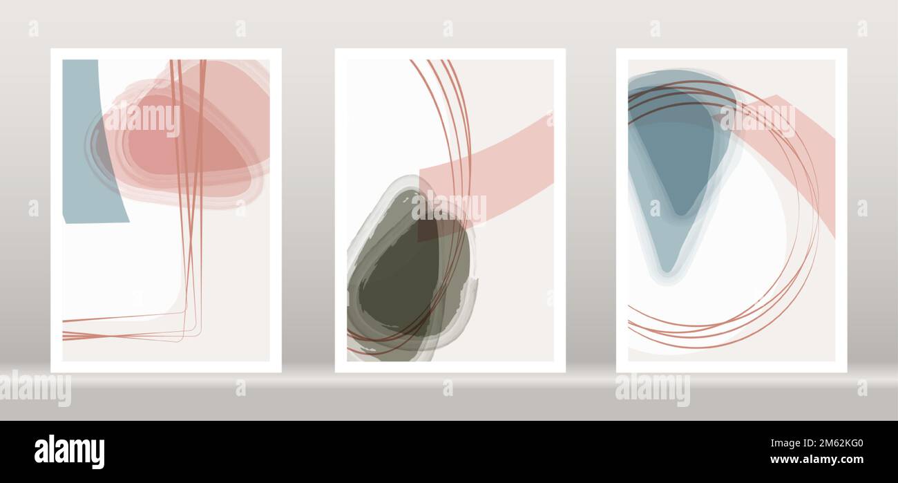 Art abstract design with doodles and various shapes hand drawn. modern art isolated vector ...