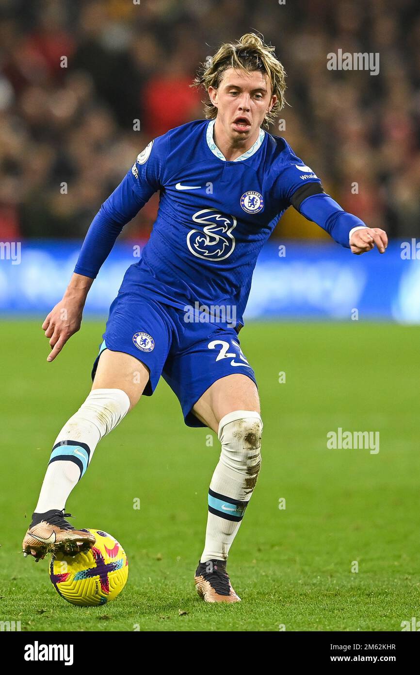 Conor Gallagher #23 of Chelsea in action during the Premier League ...