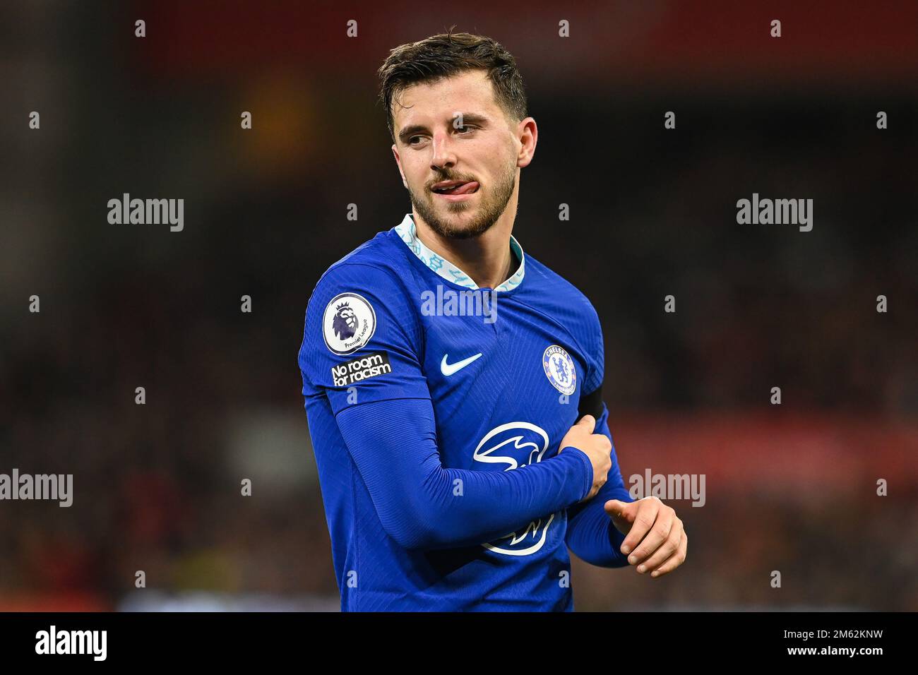 Mason Mount #19 of Chelsea during the Premier League match Nottingham ...